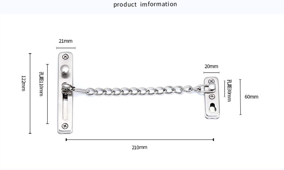 304 Stainless Steel cast Steel Door Safety Chain Protective Cover ...