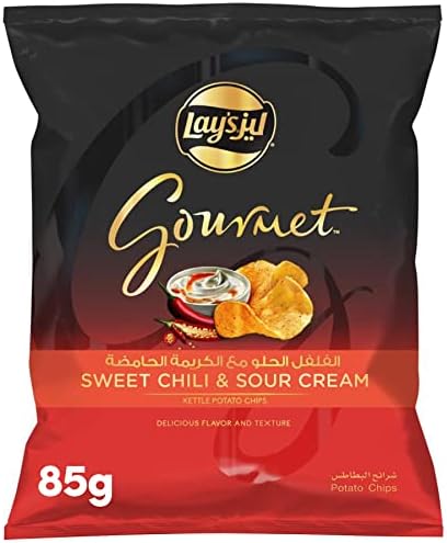 Lays Gourmet Sweet Chilli And Sour Cream Potato Chips 85 G price in ...