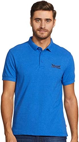 Levi's Men's Solid Slim fit Polo (74700-0049_Blue L) price in Saudi ...