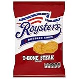Roysters T-bone Steak Flavour Bubbled Chips 25.5 G (pack Of 48): Amazon ...