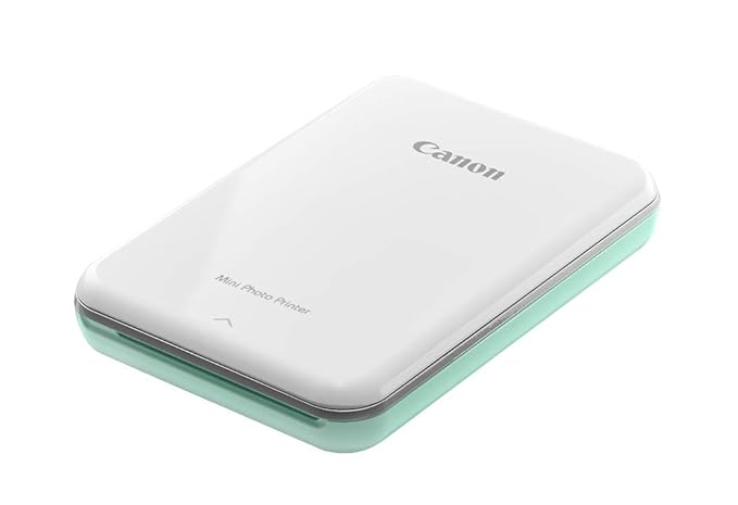 Canon Pocket Sized Canon PV-123 Mini Photo Printer - Mint Green, Mint ...