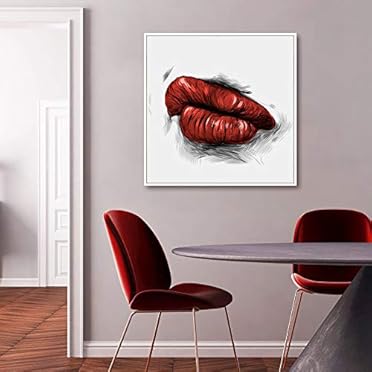 Lips Canvas Wall