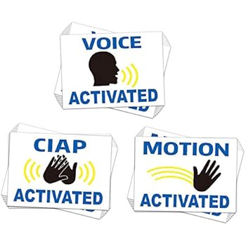 Amazon.com: Voice & Motion Activated Prank Stickers, 50 Pack. Make Your ...