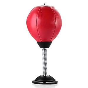 Desktop Punching Ball Table Punch Bag w/Sound Stress Relief Desk Toy ...