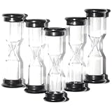 Crossbow Education"1 Minute" Mini Sand Timer - Black (Pack of 6 ...