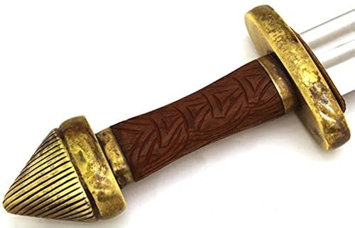 Medieval Warrior 9th Century Full Tang Single Edged Viking Sword w ...