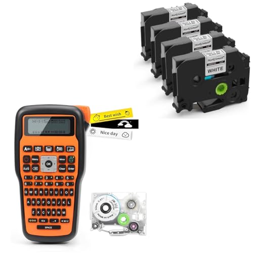 Mua E1000 Label Maker Machine with 5-Pack 231 Label Tape, Portable Hand ...