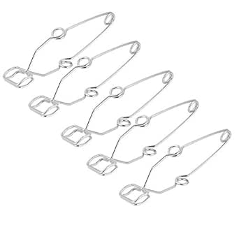 Amazon.com: Test Tube Clamp Clip, 5Pcs Steel Test Tube Clip, Not Easy ...