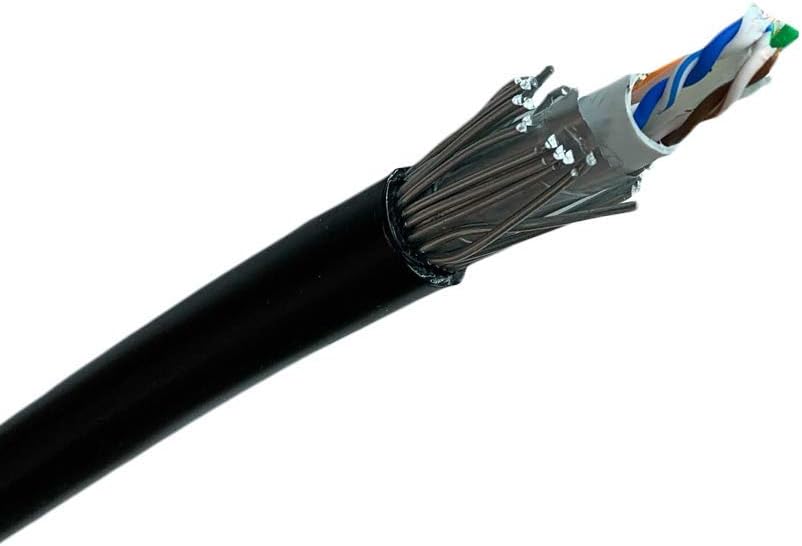 Smedz 50M CAT5e Direct Burial SWA Steel Armoured Copper UTP Cable ...