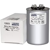 45 + 5 x 370/440 VAC Round Dual Run Capacitor by JARD # 12788: Amazon ...