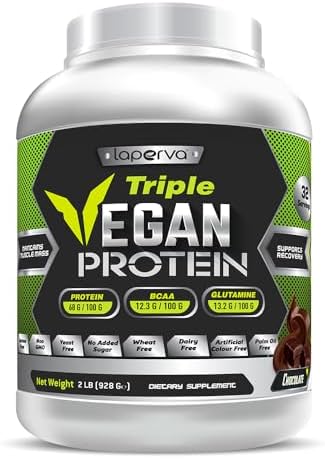 سعر Laperva Triple Vegan Protein Powder | 20g Plant-Based Protein with ...