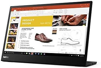 Lenovo Monitor M14 ThinkVision 14'' LED 1920 x 1080 Input Connectors ...