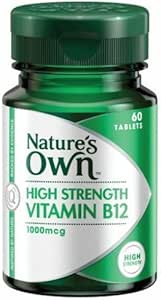 Amazon.com: Nature's Own Vitamin B12 1000mcg 60 Tablets: Health ...