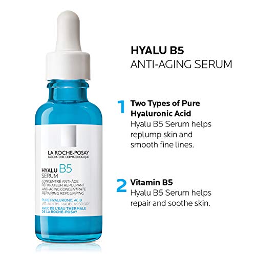 La Roche-Posay Hyalu B5 Pure Hyaluronic Acid Serum for Face, with ...