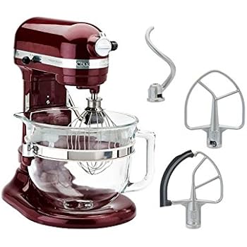 Amazon.com: KitchenAid KF26M1QBX Pro 600 Deluxe Stand Mixer, Bordeaux ...