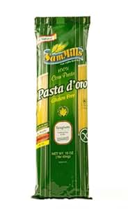 Amazon.com : Sam Mills Gluten Free Pasta D'Oro, Corn Spaghetti, 16 ...