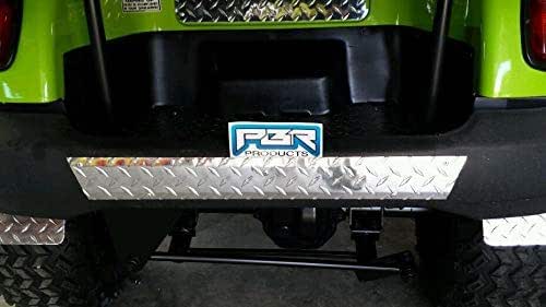 Amazon.com: Yamaha G16 G22 Golf Cart Diamond Plate Polished Alum Rear ...