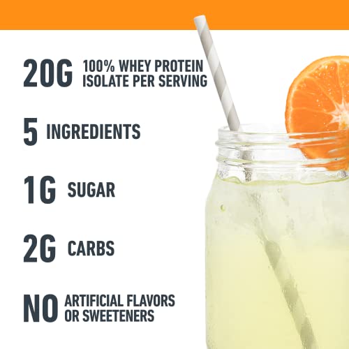 Isopure Protein Powder, Clear Whey Isolate Protein, Post Workout ...