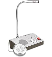 Amazon.com : Retevis RT-9908 Window Speaker System,Intercom System for Business,Microphone ...