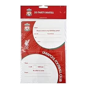 Liverpool Birthday Invitations: Amazon.co.uk: Sports & Outdoors