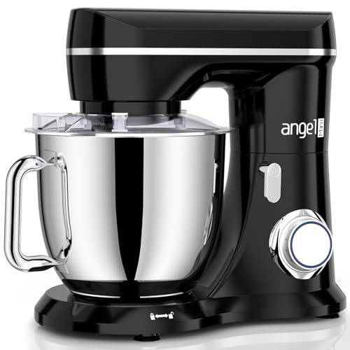 Mini Angel Electric Stand Mixer, 5Quarts, Dough Hook, Flat Beater, Wire ...