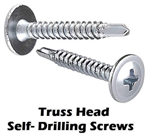 Homdum® Truss Head Phillips Drive Self Drilling Screw 1 inch (25mm ...