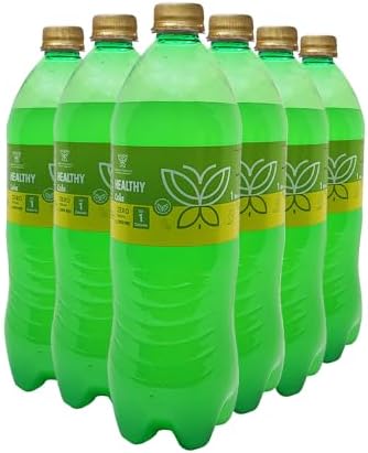 Healthy & Tasty Healthy Cola Lemon Mint Carbonated Drink 1Litre - 6 ...