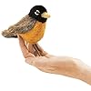 Amazon.com: Folkmanis Mini Robin Finger Puppet: Toys & Games