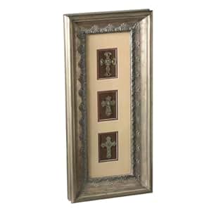 Amazon.com - Shadow Box with Framed Jeweled Cross Design