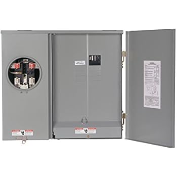 Siemens MC0816B1200RTH 8 Space 16 Circuit and 200 Amp Meter Combination ...