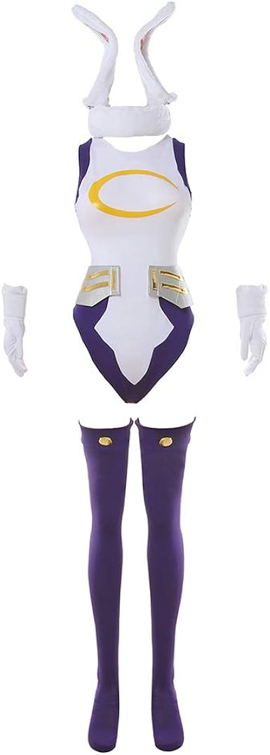 MHA Miruko Cosplay My Hero Academia Rabbit Hero Bunny Costume Bodysuit ...