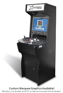 Amazon.com: Xtension Arcade Cabinet for X-Arcade Tankstick (Backlit ...