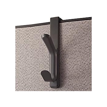 Amazon.com : Office Depot Cubicle Coat Hook, 1 3/10in.H x 4 7/10in.W x ...