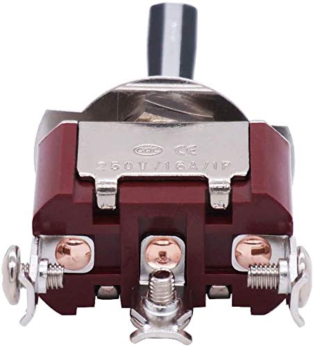 Twidec/Heavy Duty Rocker Toggle Switch 16A 250V SPDT 3 Position 3 Pin ...