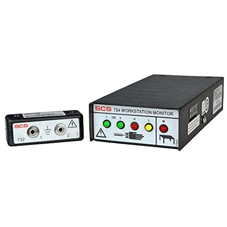 Continuous Wrist Strap Workstation Monitor for SCS Dual Conductor Wrist ...