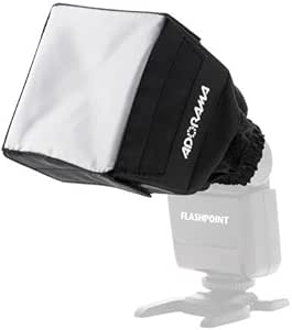 Amazon.com : Adorama Mini SoftBox Diffuser for Shoe Mount Flashes ...