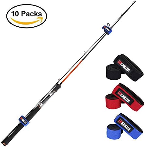 Fishing Rods Belt Stretchy Rod Straps Fishing Tackle Ties Cable Fishing ...