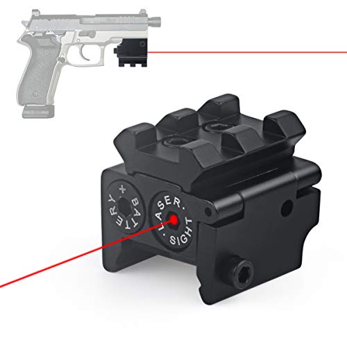 Laser Sight, Red Dot Laser Sight with MSD Offset Picatinny Rail Mount ...