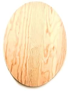 Amazon.com: Extra Large Unfinished Wood Oval Plaque, 16 Inch: Home ...