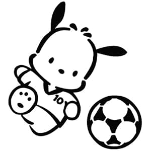 Pochacco Soccer - Cartoon Decal Vinyl Car Wall Laptop Cellphone Sticker ...