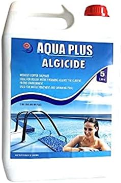 AQUA PLUS Liquid Algaecide for Pool, Spa, jacuzzi baths, and Fountain ...