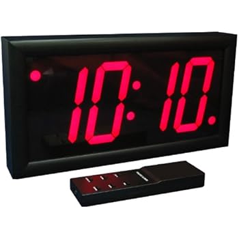 Amazon.com: Inova Solutions 6-Digit PoE Network Clock - Black Aluminum ...