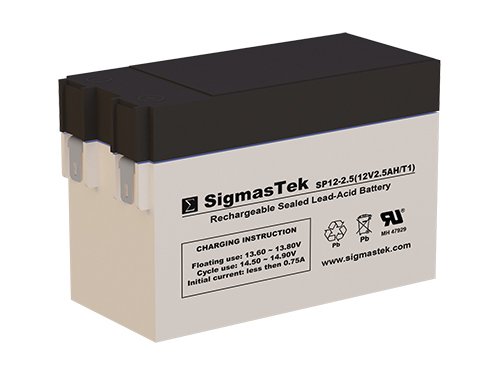 SigmasTek SP12-2.5 Battery 12 Volt 2.5 Ah with F1 Terminals | Find Your ...