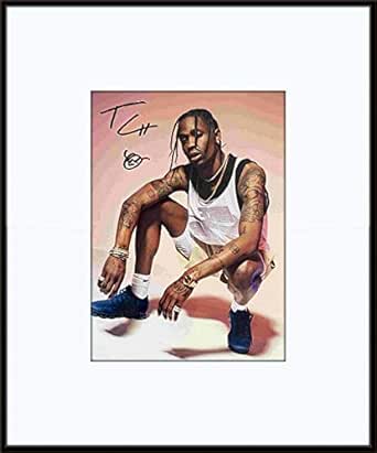 Framed Travis Scott Photo Autograph with Certificate of Authenticity at ...