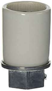 Leviton 10051 Medium Base, One-Piece, Keyless, Incandescent, Glazed ...