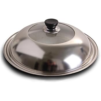 Amazon.com : Cook N Home 9.5-Inch Stainless Steel Grill Cooking ...