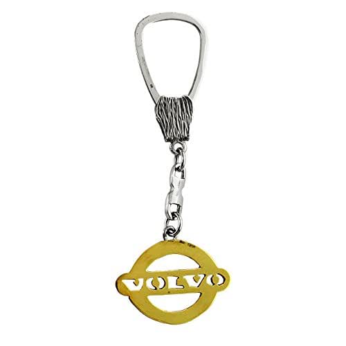 Amazon.com: Silver Keychain For Volvo - Unique Key ring - Solid ...