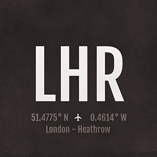 Amazon.com: London Heathrow Airport Code Print - LHR Aviation Art - UK ...