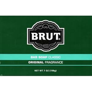 Amazon.com : Brut Bar Soap Classic, Original Fragrance, 7 Oz. : Bath ...