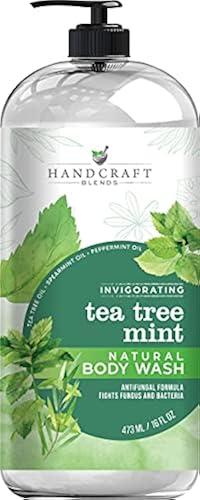 Handcraft Tea Tree Mint Body Wash 16 oz - Extra Strength Body Wash For ...